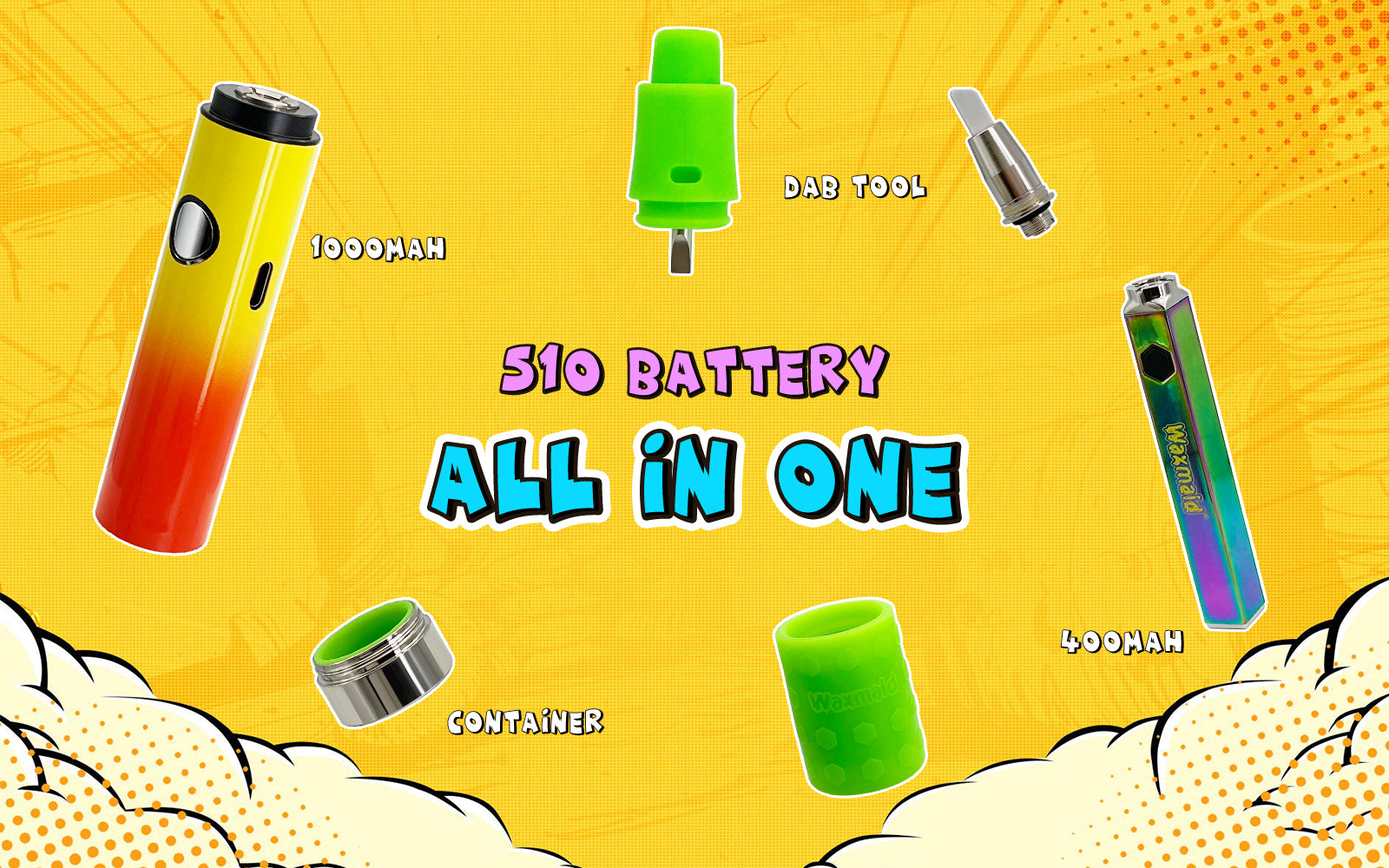 Waxmaid: Dab Rig Silicone Water Pipes Smoke Head Shop