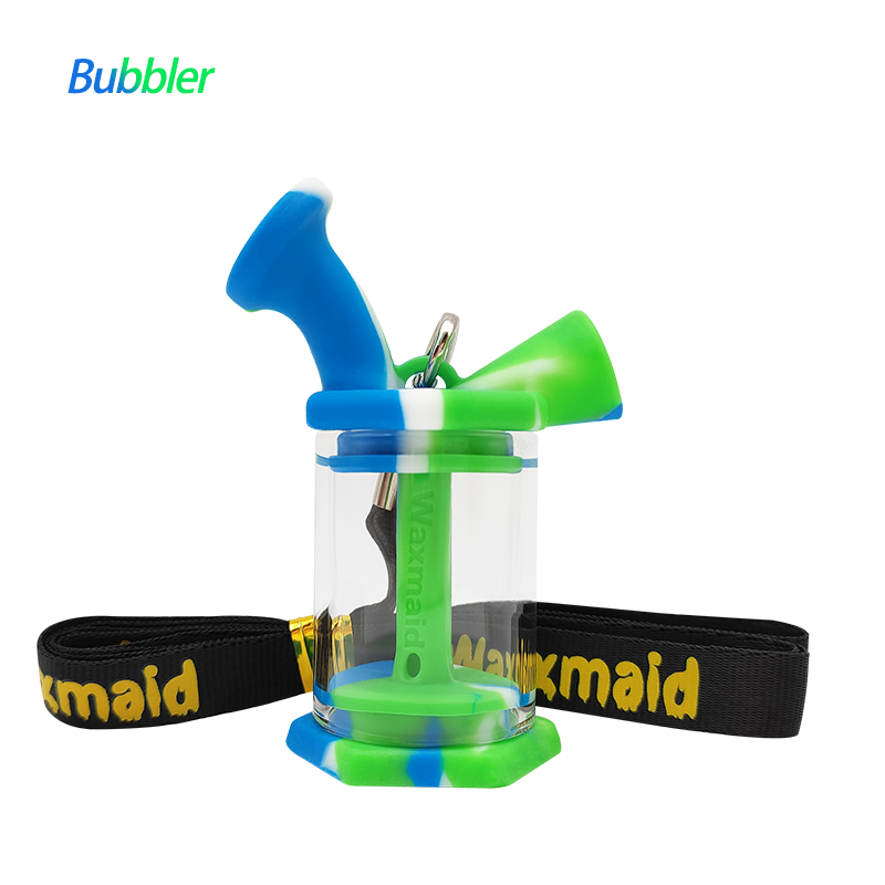 Mini Bubbler Bong Water Pipe Silicone – Waxmaid